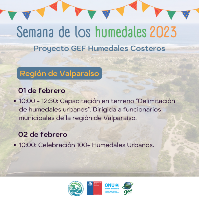 Programa Semana de los Humedales 2023 : Proyecto GEF Humedales Costeros